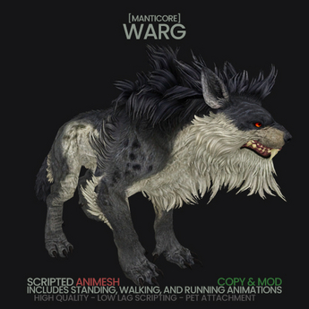 Second Life Marketplace - [Manticore] Warg - Animesh